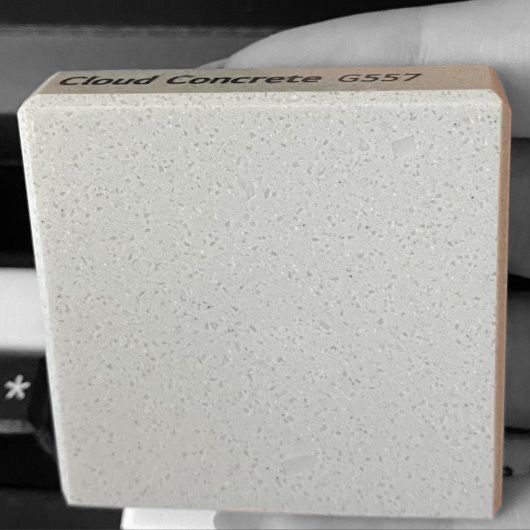 G557 Cloud Concrete | LG Hi Macs | Столешка Ру
